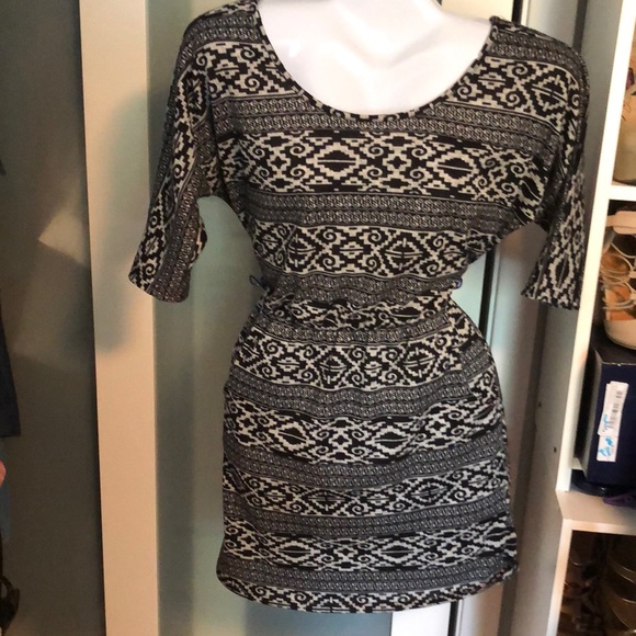 Espresso | Dresses | Bogo Espresso Black And Grey Mini Dress | Poshmark